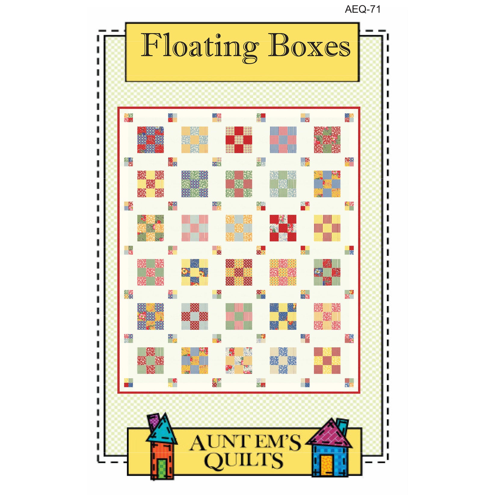 Floating Boxes Quilt AEQ-71e - Downloadable Pattern – QuiltWoman.com