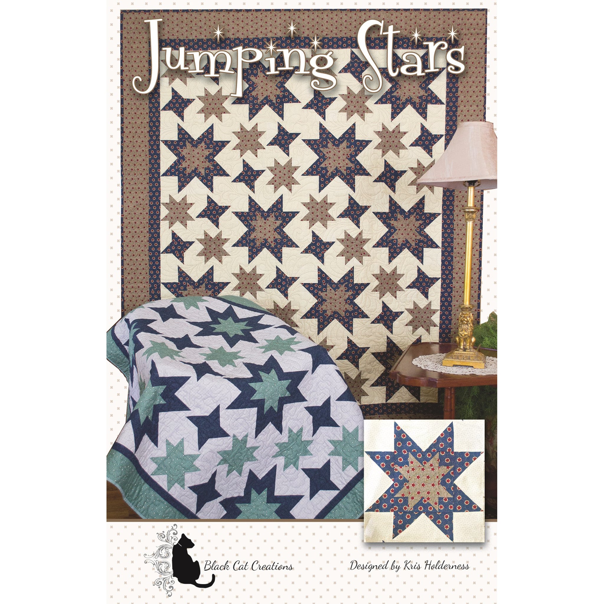 Jumping Stars Quilt BCC-230e - Downloadable Pattern – QuiltWoman.com
