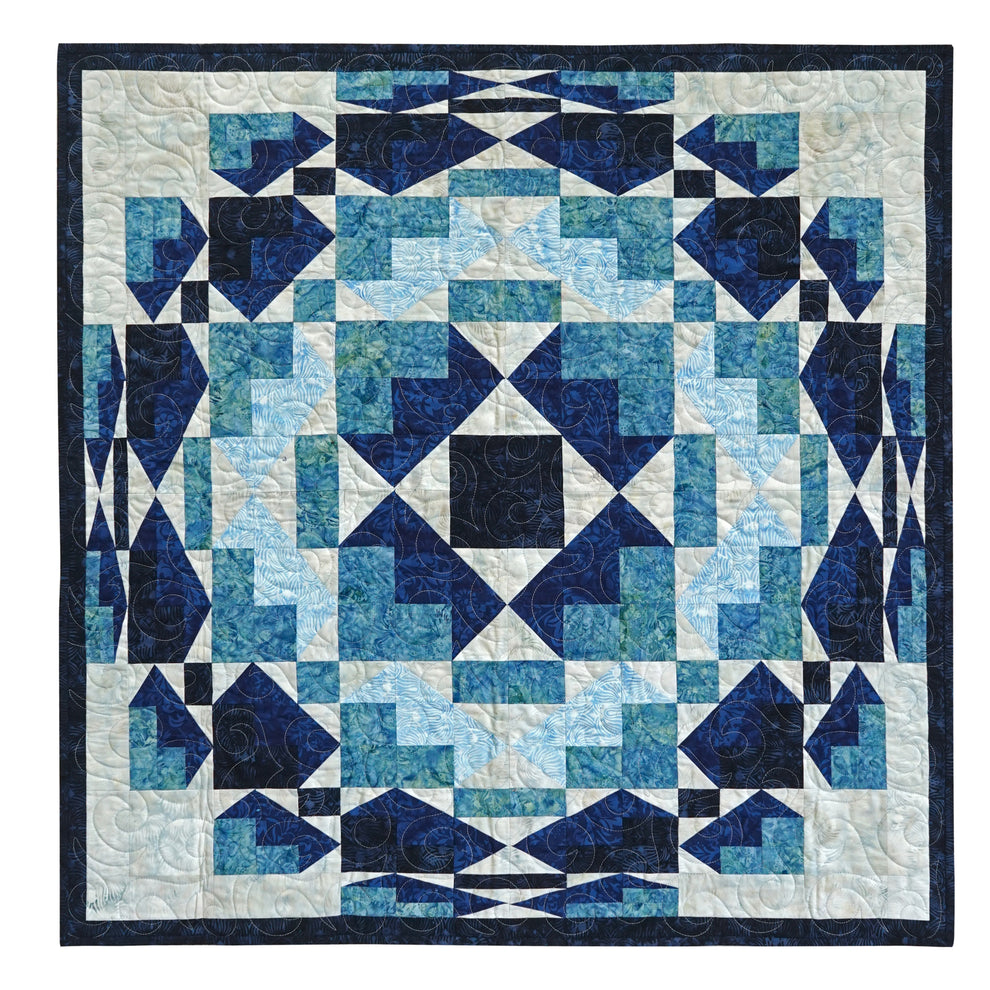 Blue Lagoon Quilt Pattern BL2-141 (intermediate, wall) – QuiltWoman.com