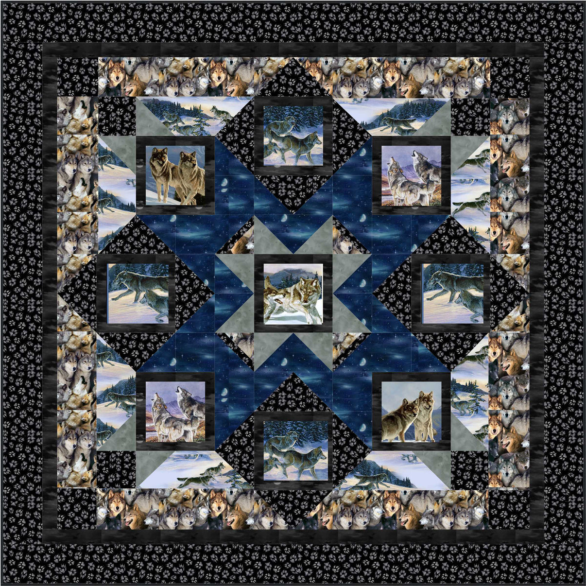 Scenic Circle Quilt Pattern – QuiltWoman.com