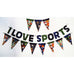 I Love Sports Garland with Pennants BS2-344e - Downloadable Pattern ...
