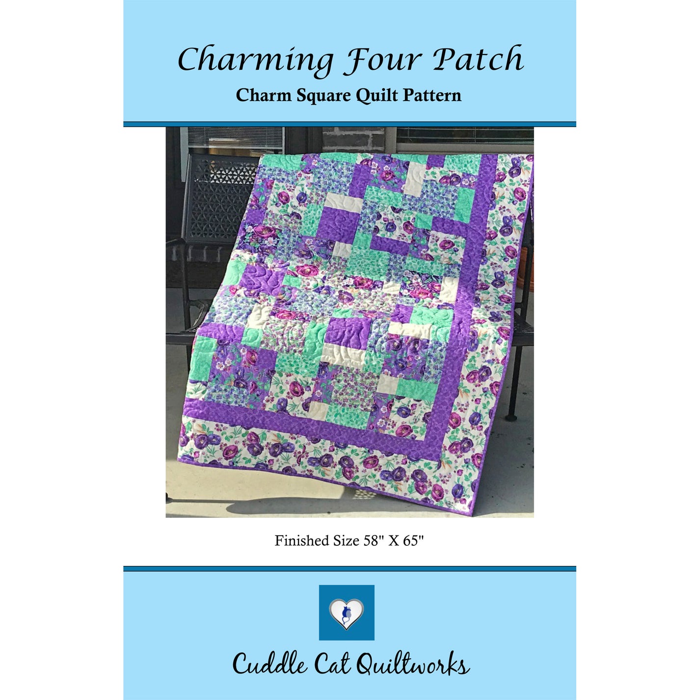 Charming Four Patch Quilt CCQ-054e - Downloadable Pattern – QuiltWoman.com