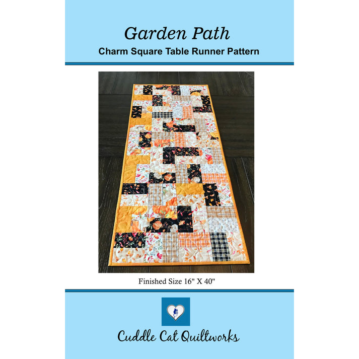Garden Path Charm Square Table Runner CCQ-061e - Downloadable Pattern ...