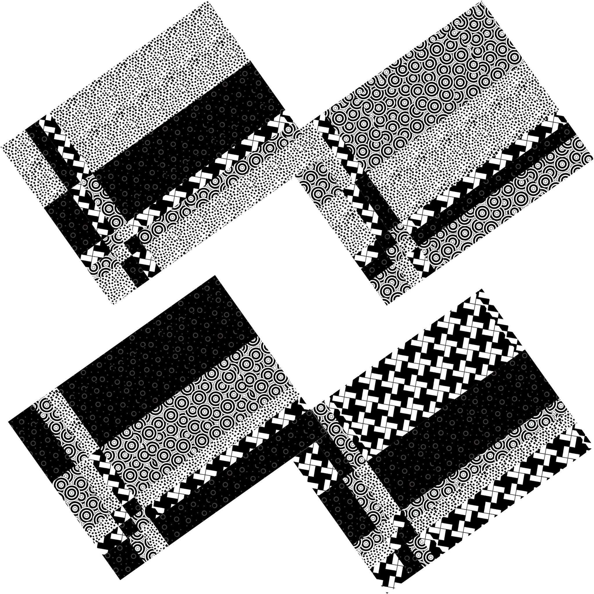 Take Four Placemat Set CF-224e - Downloadable Pattern – QuiltWoman.com