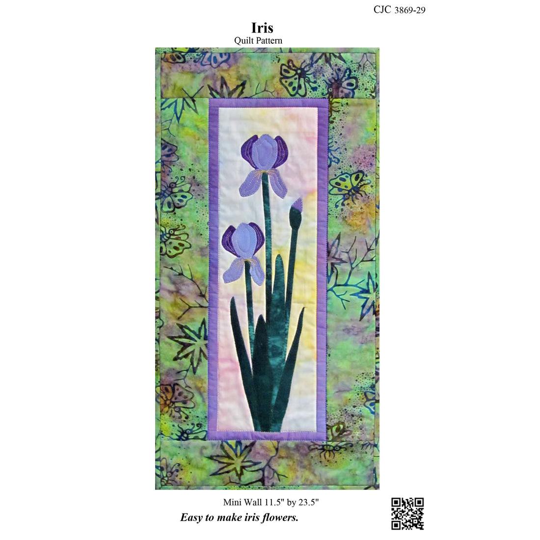 Iris Quilt CJC-3869e - Downloadable Pattern – QuiltWoman.com