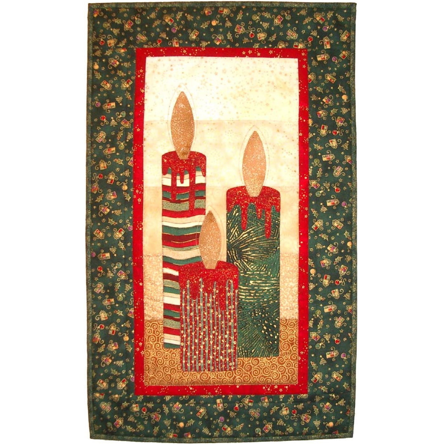 Candles Aglow Quilt Pattern CJC-4176 (advanced beginner, wall hanging ...