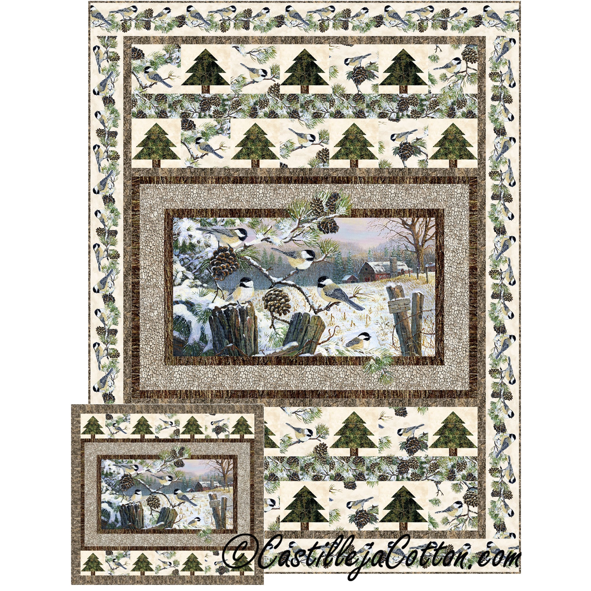 Chickadees Quilt CJC-51190e - Downloadable Pattern – QuiltWoman.com