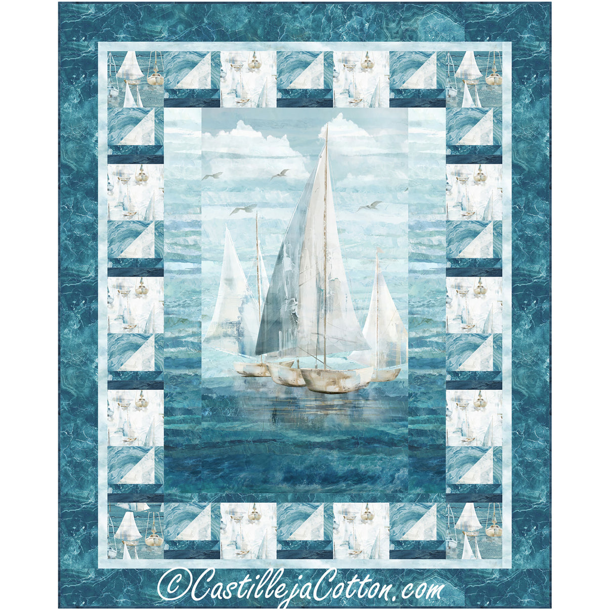 Sailing Quilt CJC-53482e - Downloadable Pattern – QuiltWoman.com
