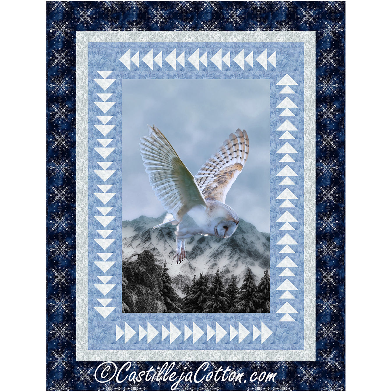 Owl in Flight Quilt CJC-53852e - Downloadable Pattern – QuiltWoman.com