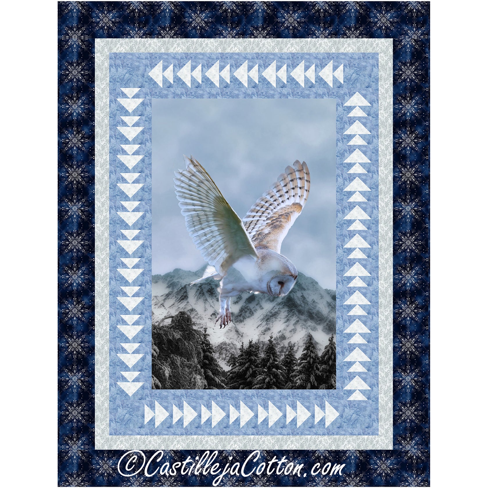 Owl in Flight Quilt CJC-53852e - Downloadable Pattern – QuiltWoman.com