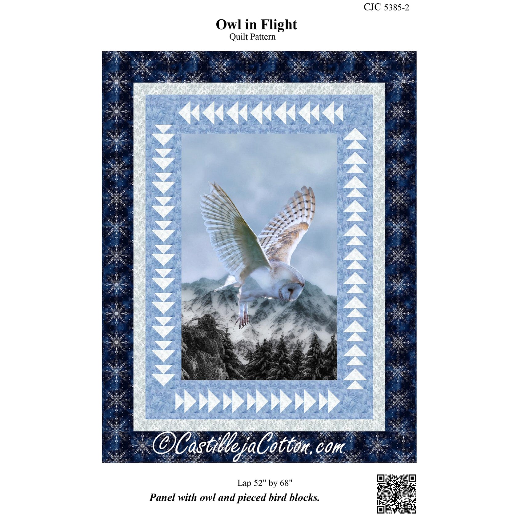 Owl in Flight Quilt CJC-53852e - Downloadable Pattern – QuiltWoman.com