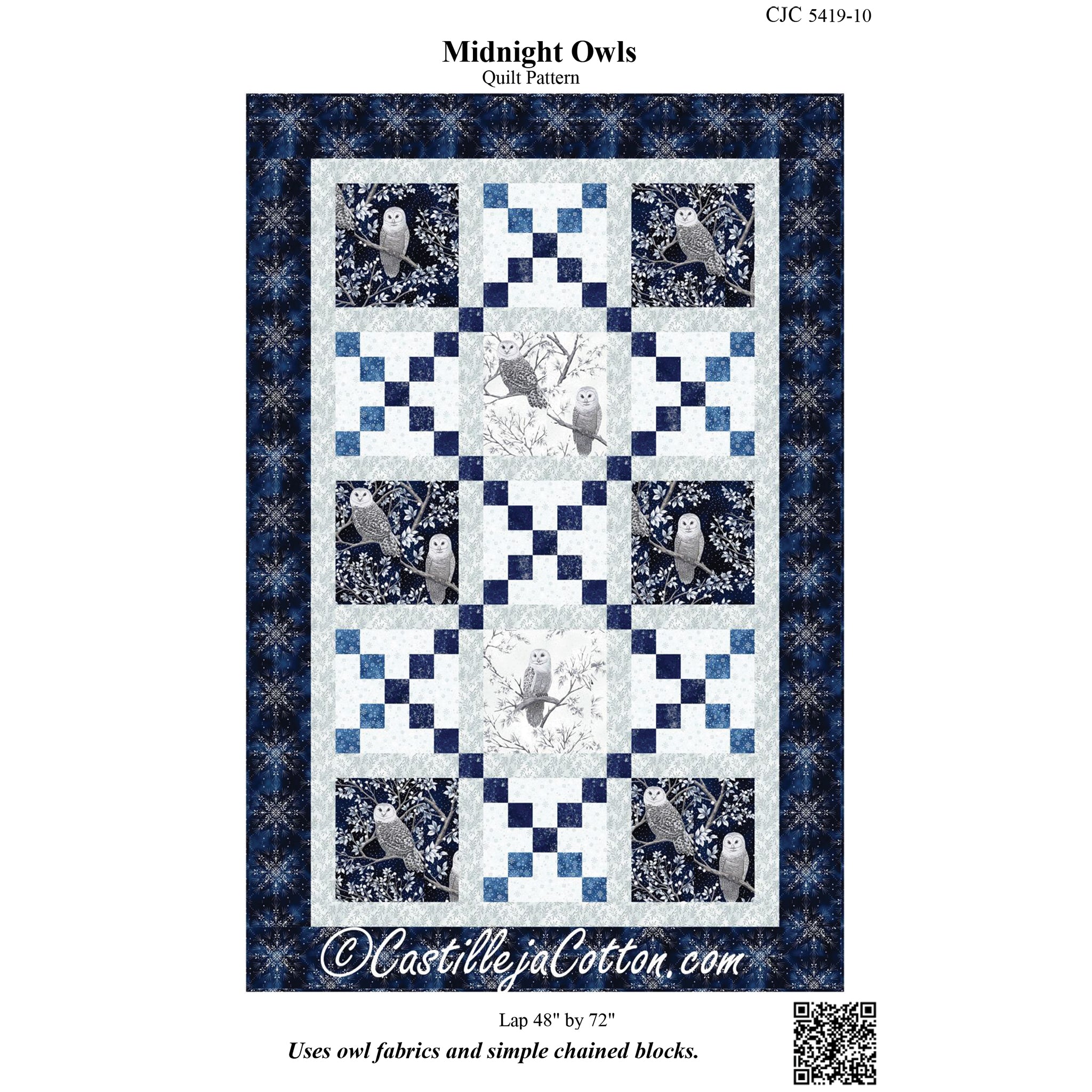 Midnight Owls Quilt CJC-541910e - Downloadable Pattern – QuiltWoman.com