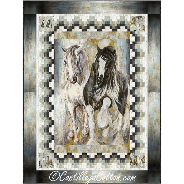 Prancing Stallions Quilt CJC-55512e - Downloadable Pattern – QuiltWoman.com