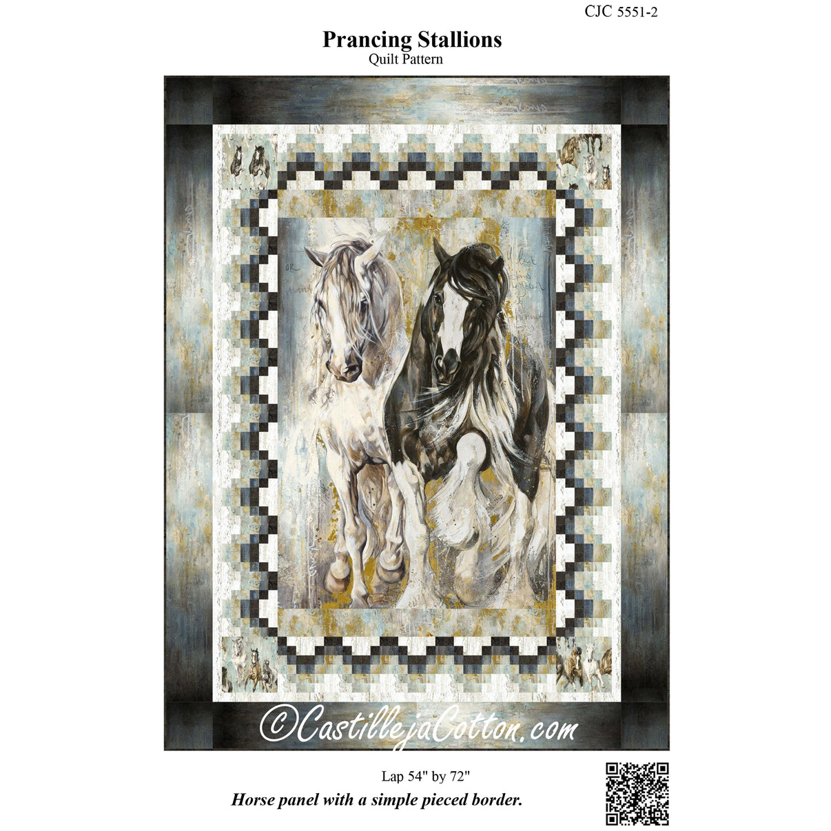 Prancing Stallions Quilt CJC-55512e - Downloadable Pattern – QuiltWoman.com