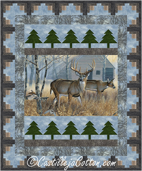 Whitetail Deer Quilt CJC-57281e - Downloadable Pattern – QuiltWoman.com