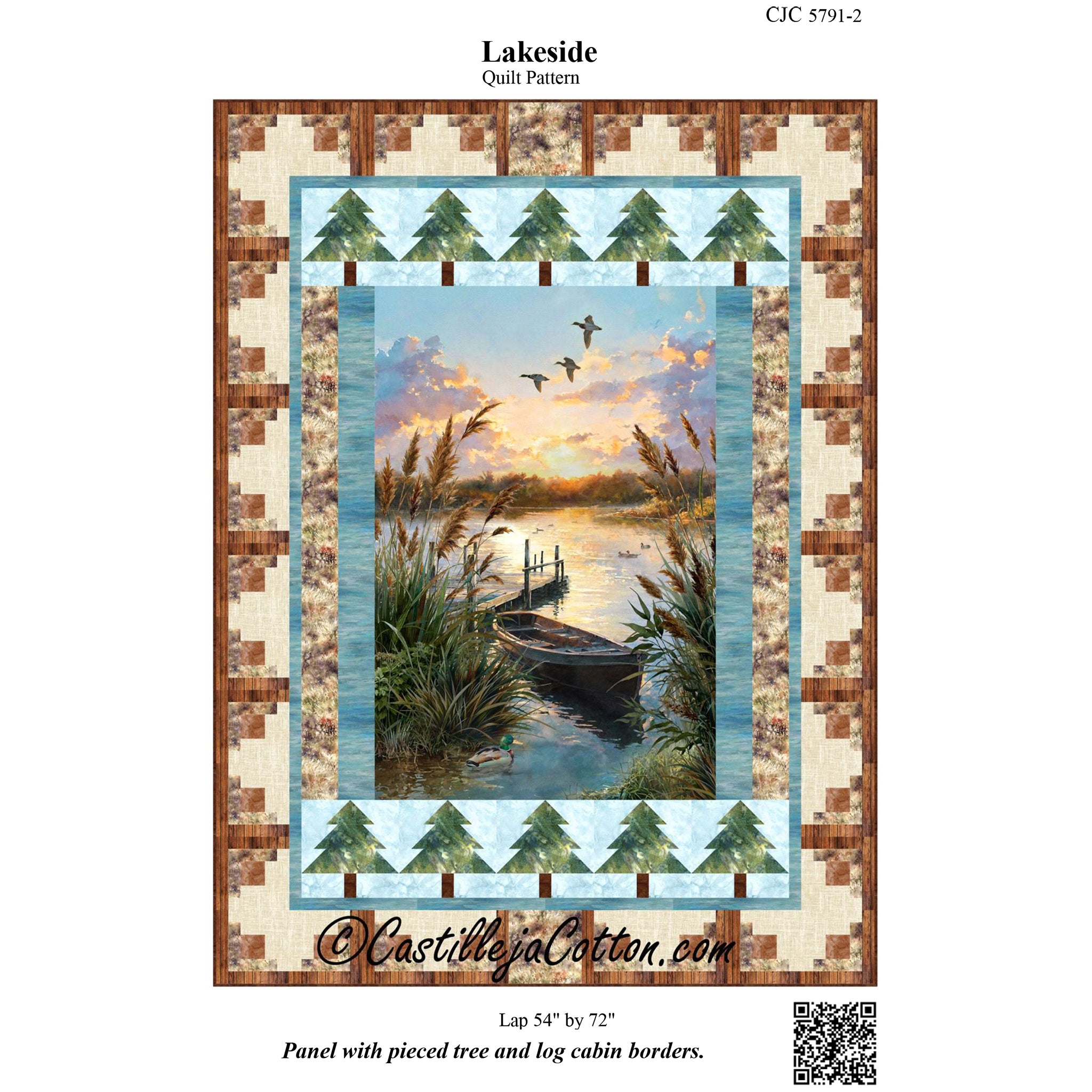 Lakeside Quilt Pattern CJC-57912 - Paper Pattern – QuiltWoman.com