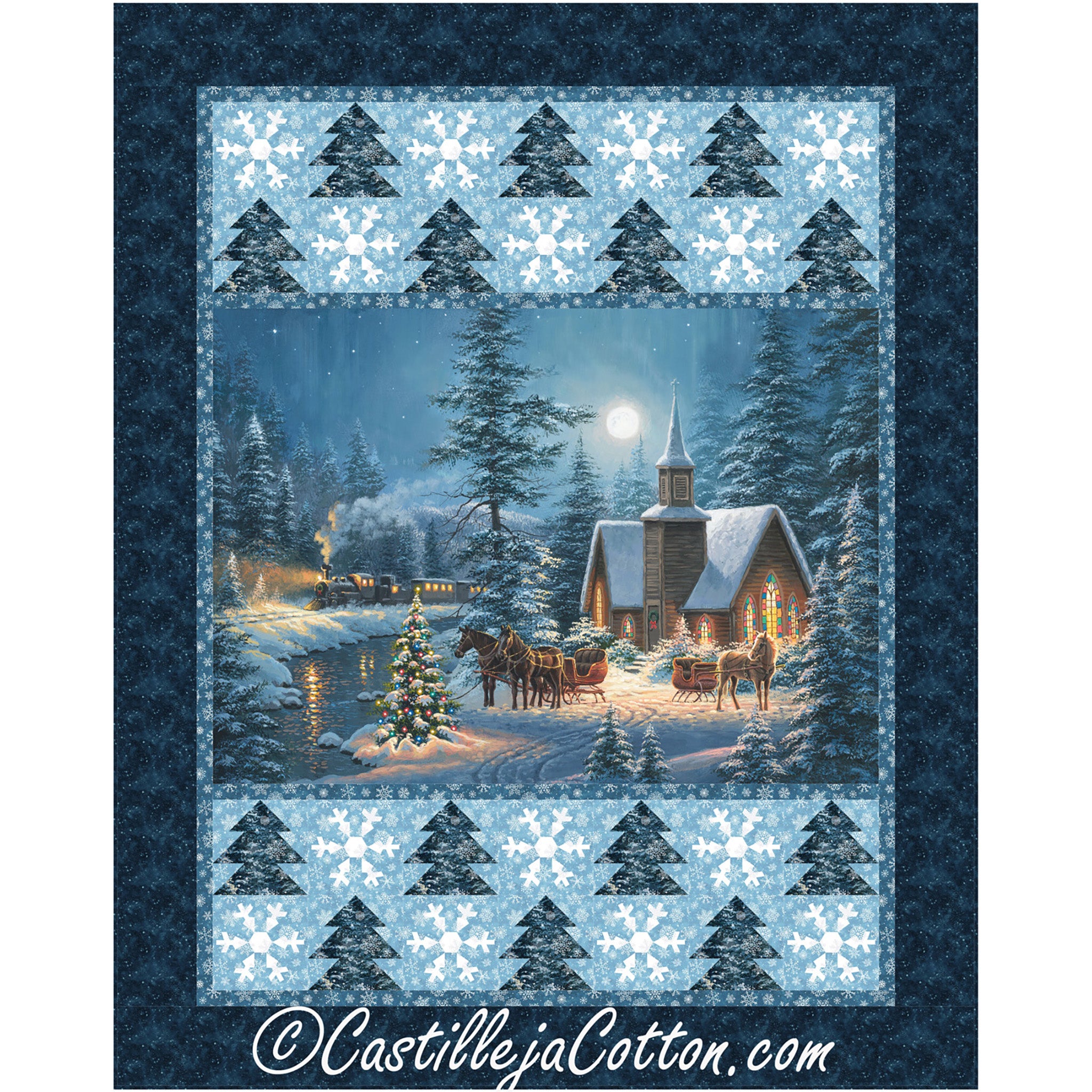 Forest Church Quilt Pattern CJC-58431 - Paper Pattern – QuiltWoman.com