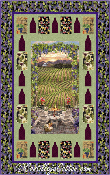 Wine Country Quilt Pattern CJC-59261 - Paper Pattern – QuiltWoman.com