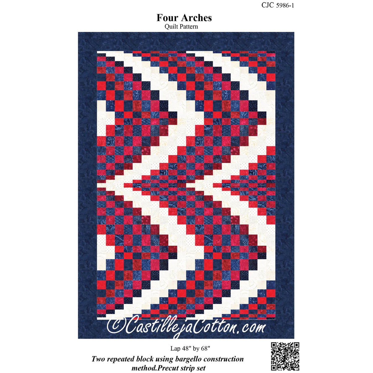 Four Arches Quilt CJC-59861e - Downloadable Pattern – QuiltWoman.com