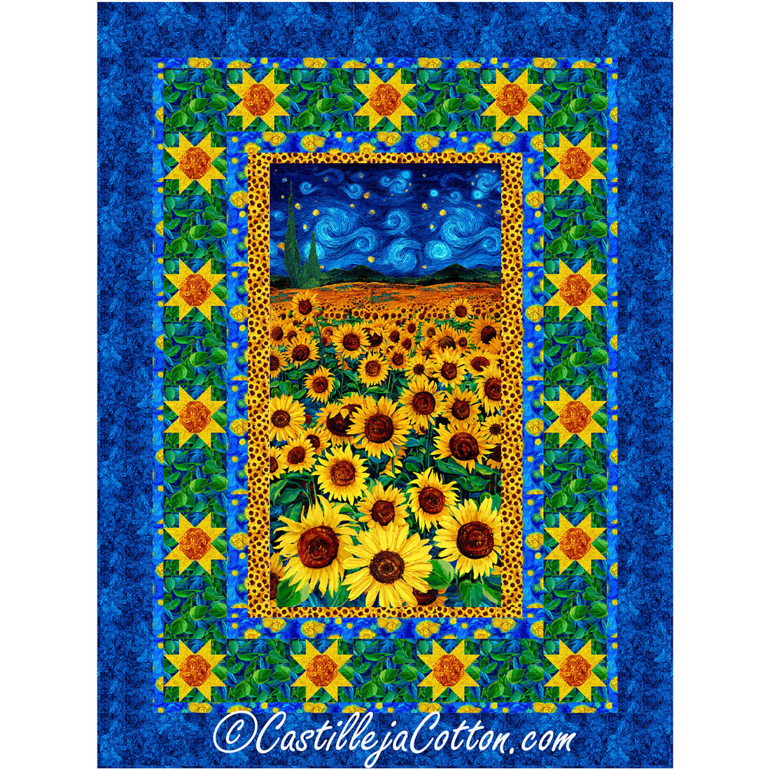 Sunflower Symphony Quilt CJC-60041e - Downloadable Pattern – QuiltWoman.com