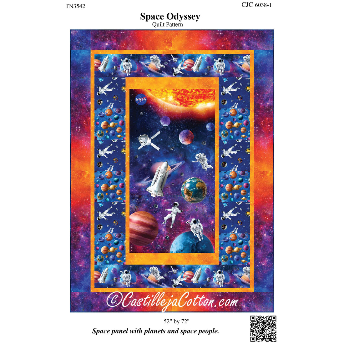 Space Odyssey Quilt Pattern CJC-60381 - Paper Pattern – QuiltWoman.com