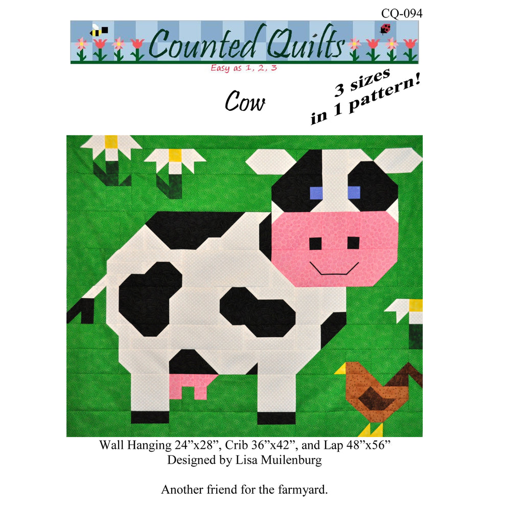 Cow Quilt CQ-094e - Downloadable Pattern – QuiltWoman.com