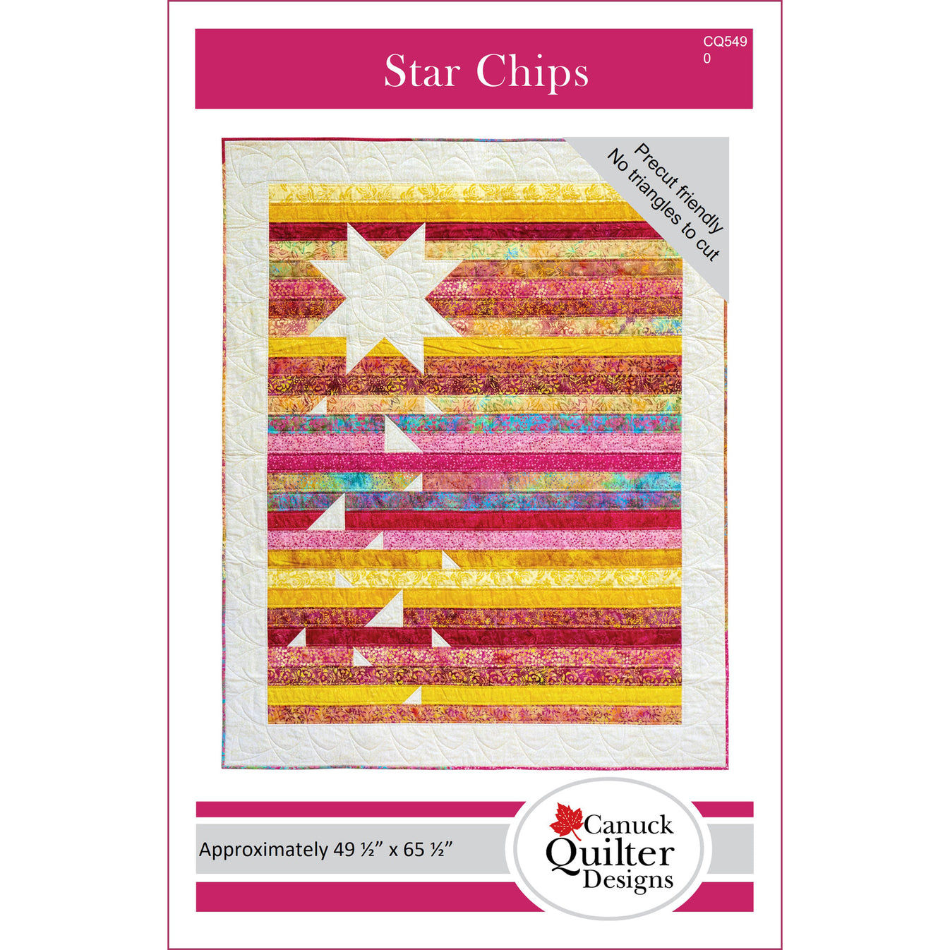 Star Chips Quilt CQD-5490e - Downloadable Pattern – QuiltWoman.com