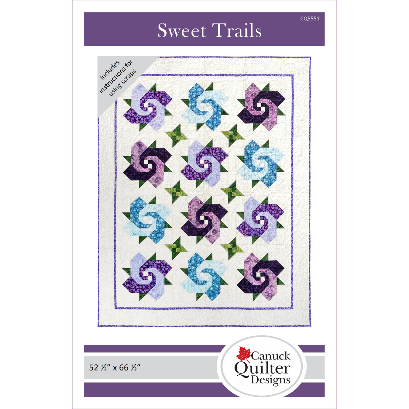 Sweet Trails Quilt CQD-5551e - Downloadable Pattern – QuiltWoman.com