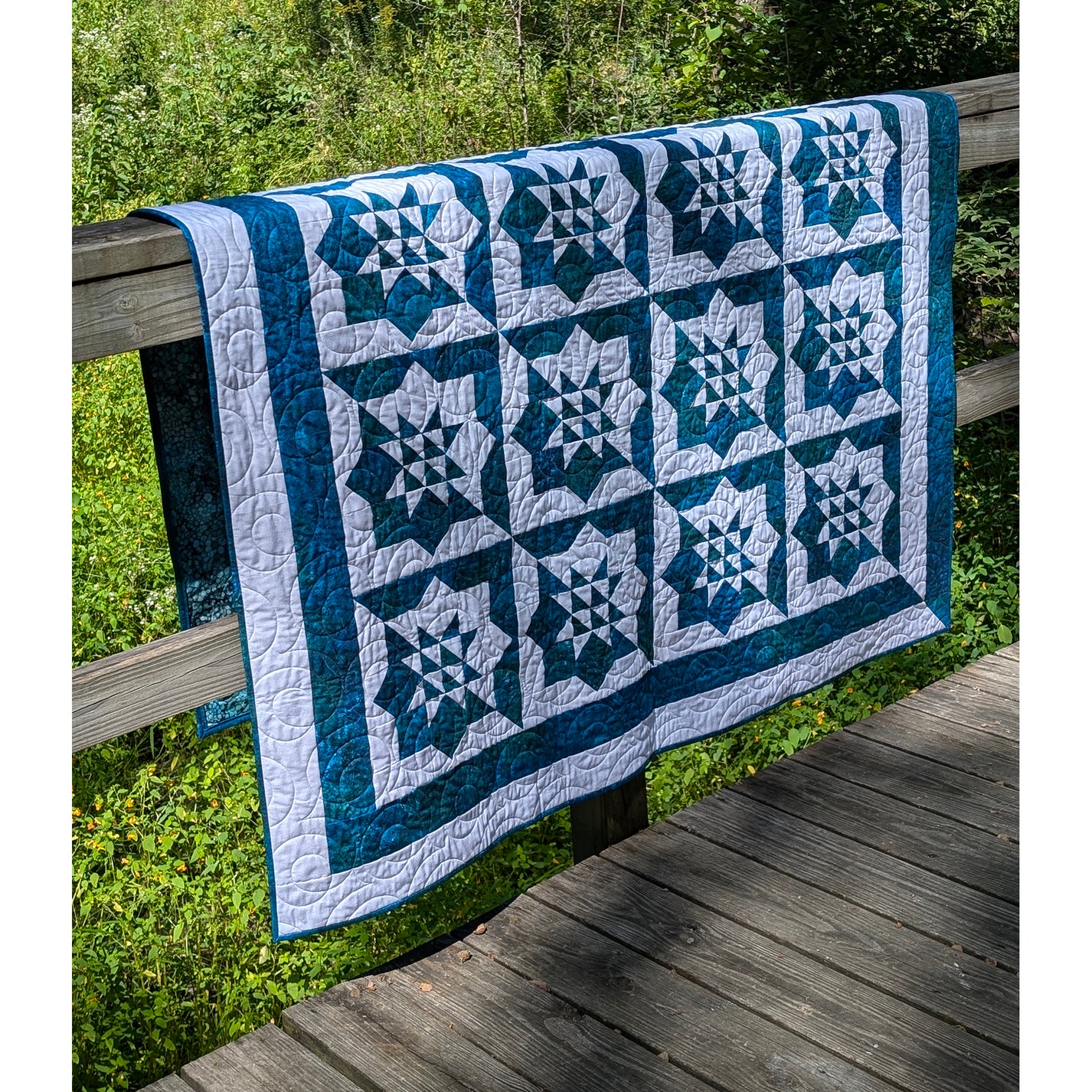 Half and Half Quilt CQD-5599e - Downloadable Pattern – QuiltWoman.com