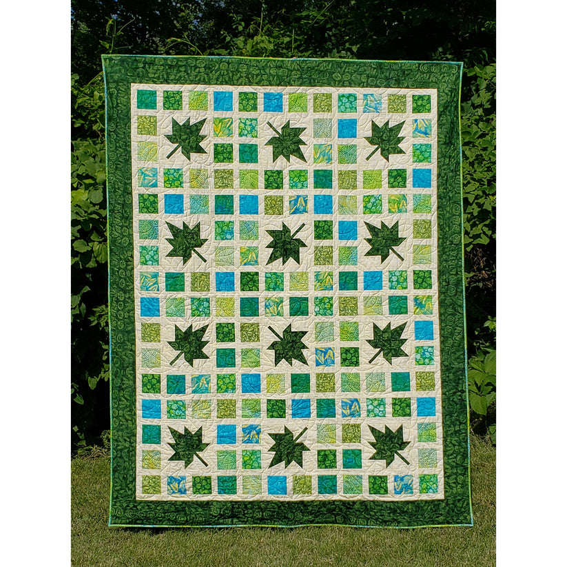 Leafy Pathways Quilt CQD-9283e - Downloadable Pattern – QuiltWoman.com