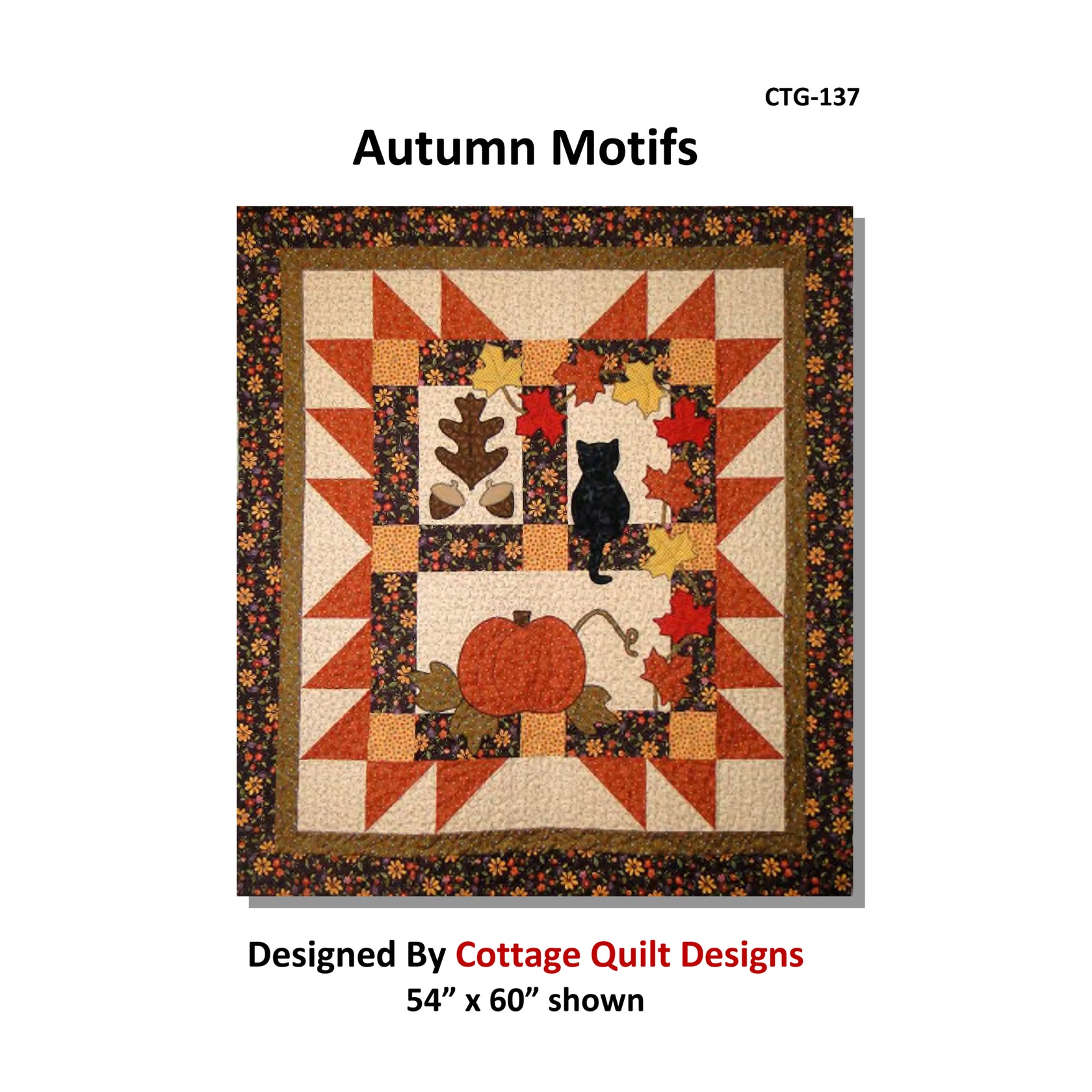 Autumn Motifs Quilt CTG-137e - Downloadable Pattern – QuiltWoman.com