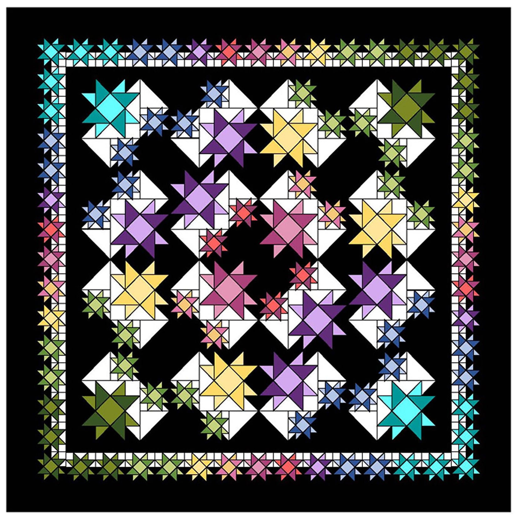 Quilter's Quandary Queen Quilt DCM-042e - Downloadable Pattern ...
