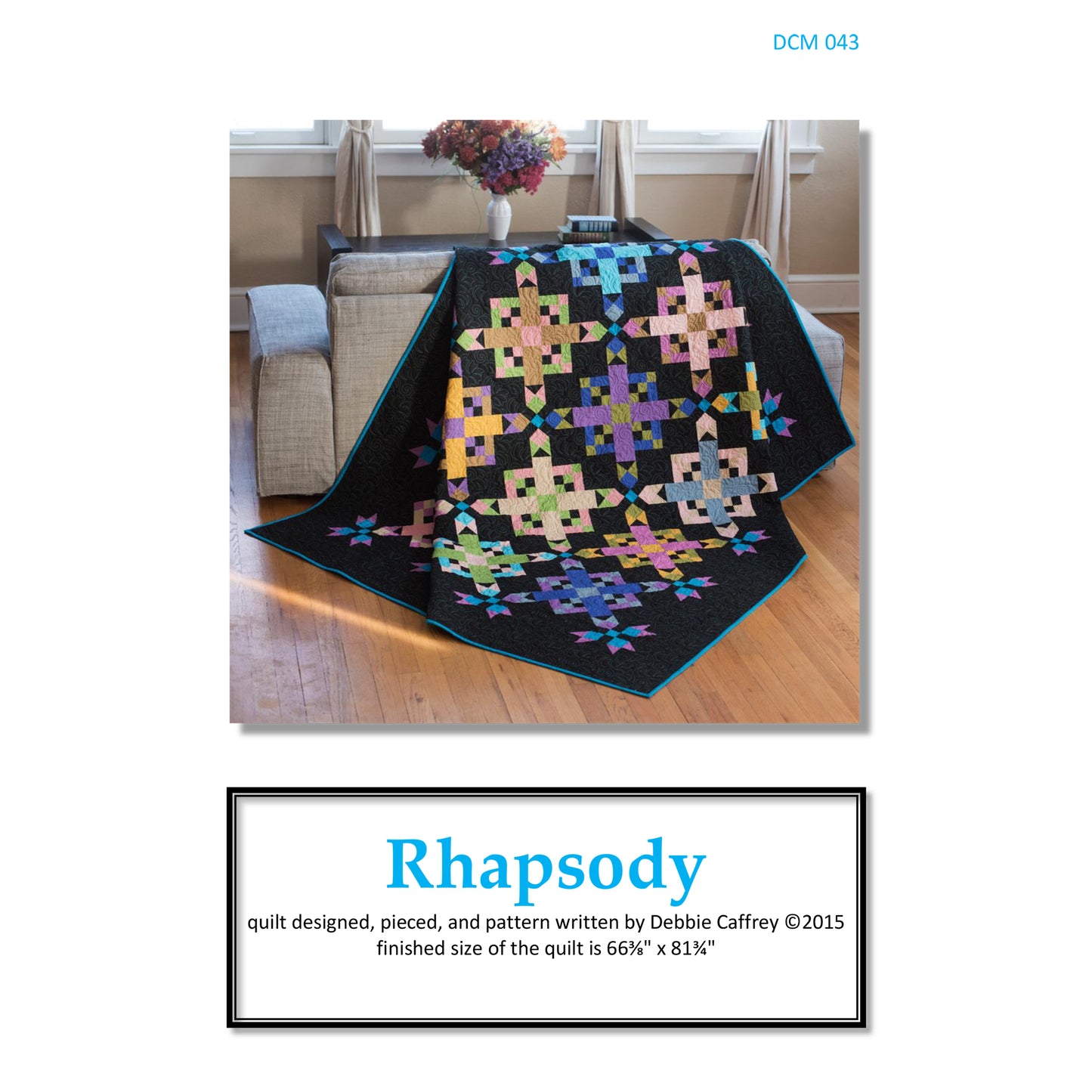Rhapsody Quilt Pattern DCM-043 (advanced beginner, twin) – QuiltWoman.com