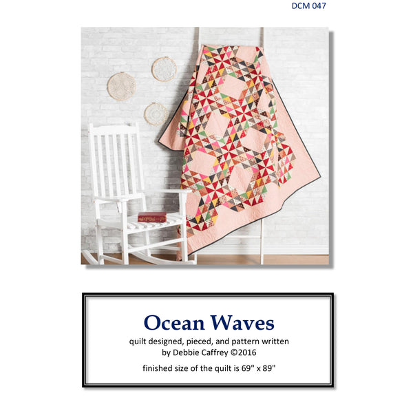 Ocean Waves Quilt Pattern DCM-047 (advanced beginner, twin ...