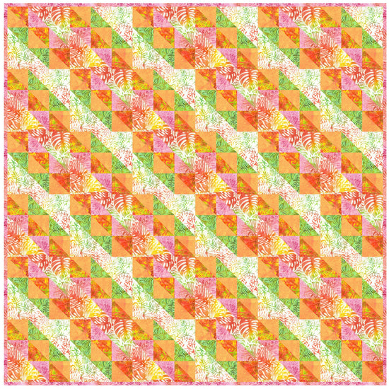 Tropical Tango Quilt FHD-300e - Downloadable Pattern – QuiltWoman.com