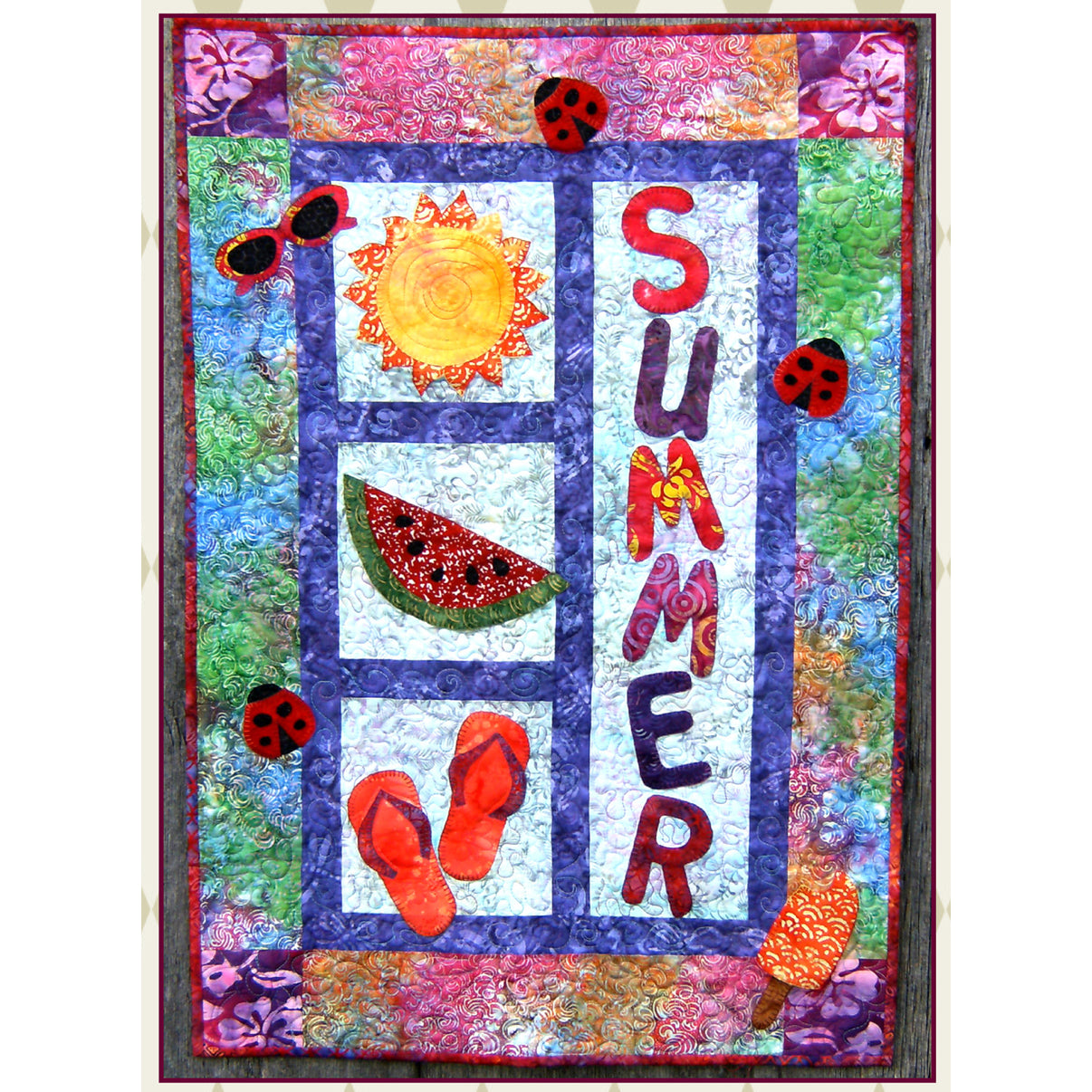 Sunny Days of Summer Quilt FRD-1117e - Downloadable Pattern ...