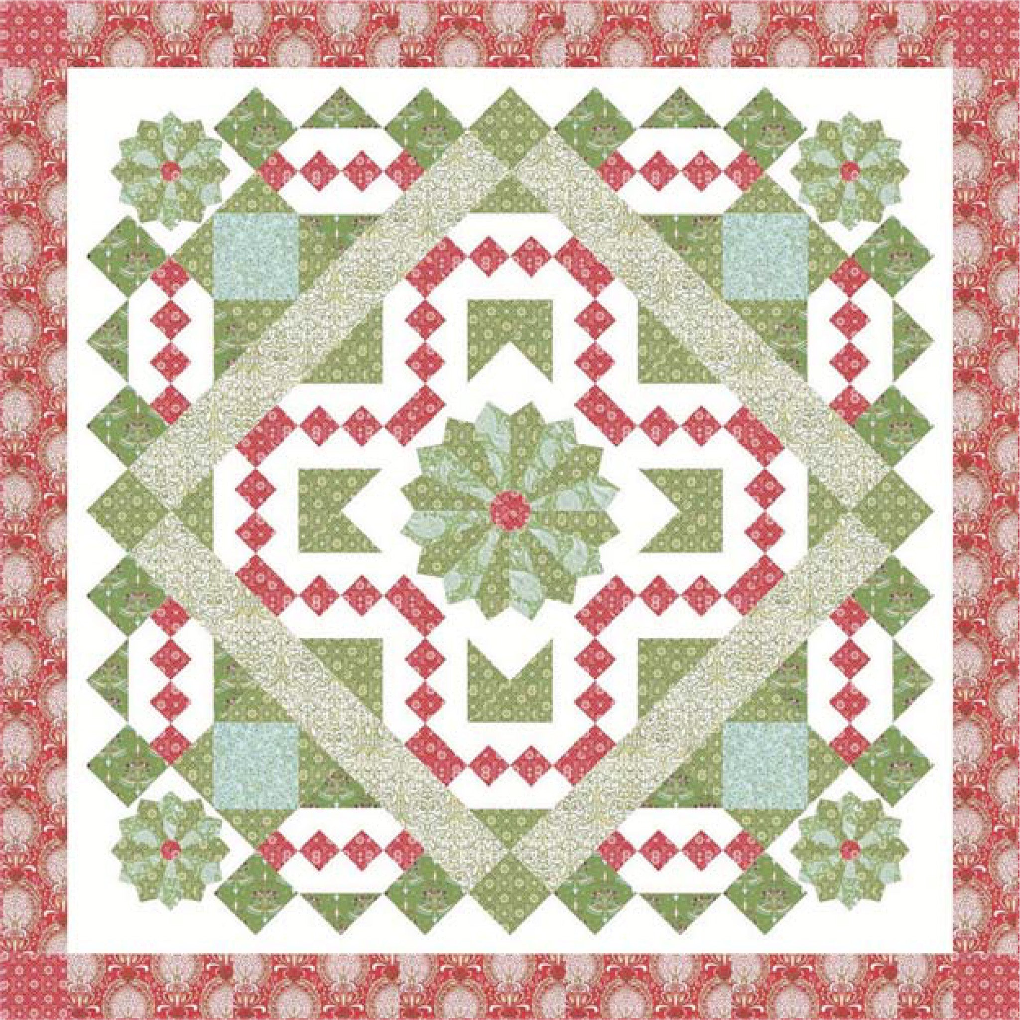 Holiday Medallion Quilt HHQ-7428e - Downloadable Pattern – QuiltWoman.com