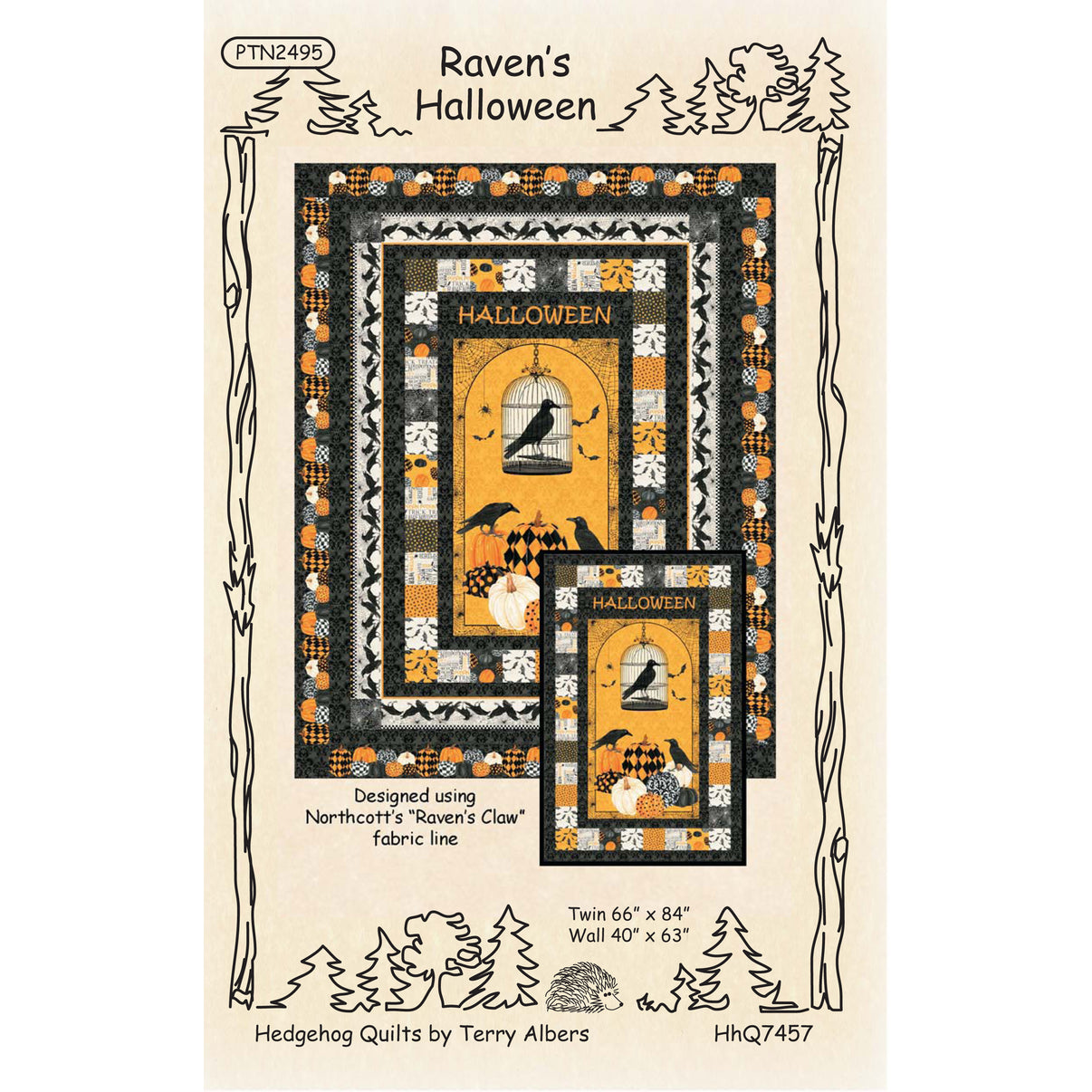 Raven's Halloween Quilt HHQ-7457e - Downloadable Pattern – QuiltWoman.com