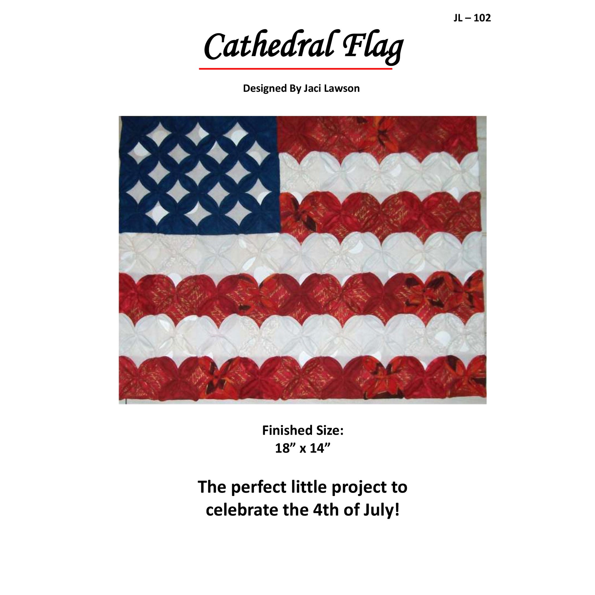 Cathedral Flag JL-102e - Downloadable Pattern – QuiltWoman.com