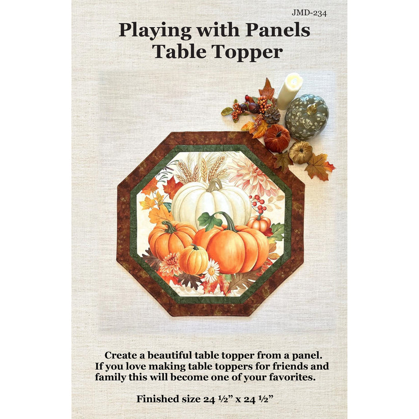 Playing with Panels Table Topper Pattern JMD-234 - Paper Pattern ...