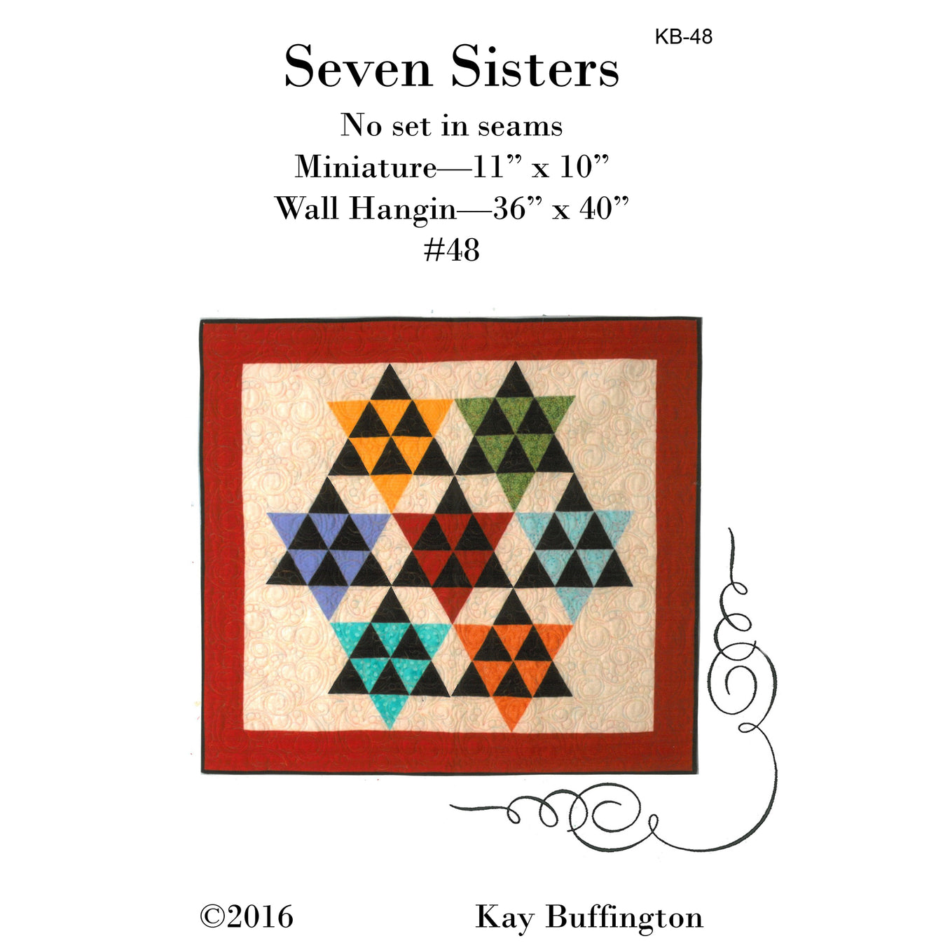 Seven Sisters Quilt KB-48e - Downloadable Pattern – QuiltWoman.com