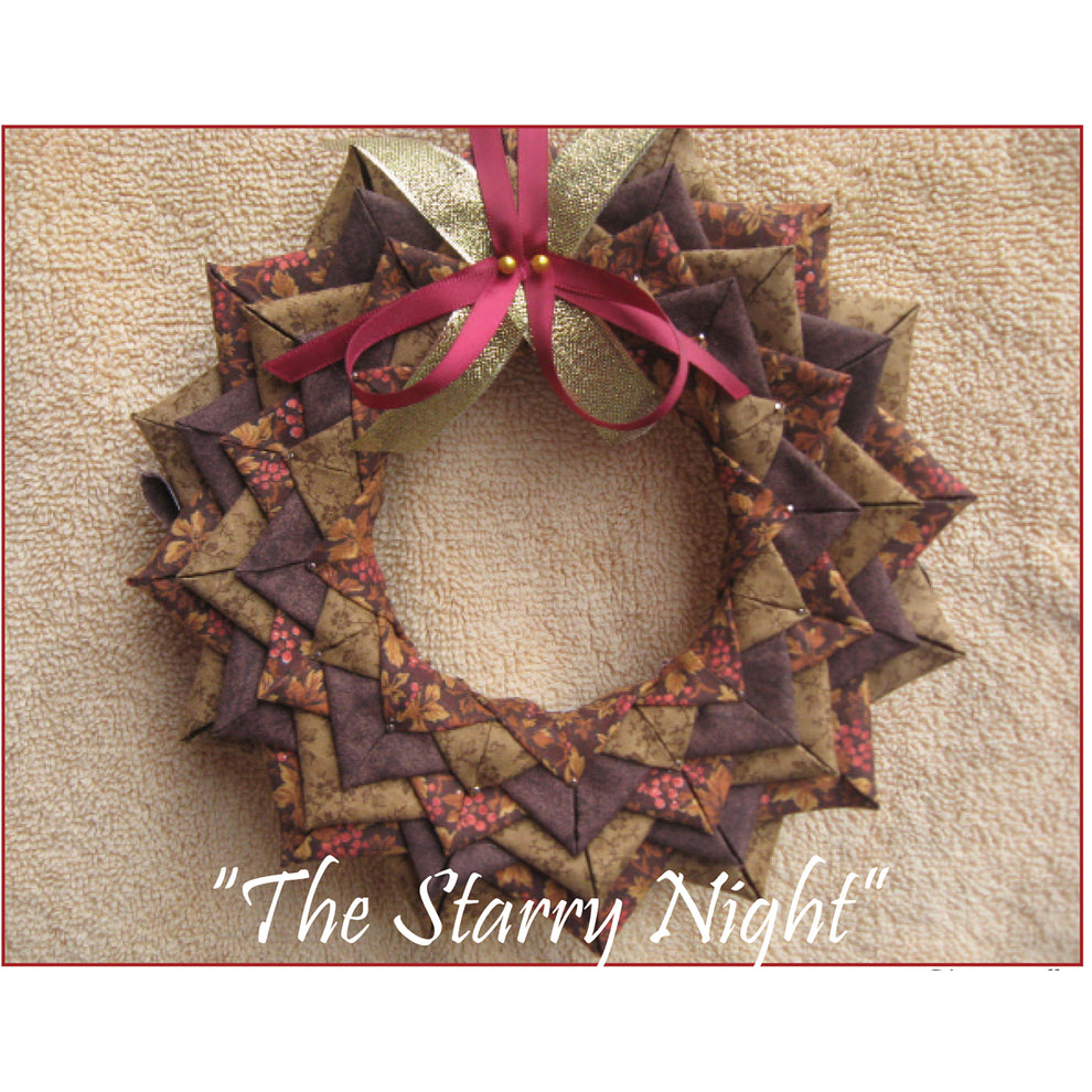 Starry Night Wreath KBK-101e - Downloadable Pattern – QuiltWoman.com