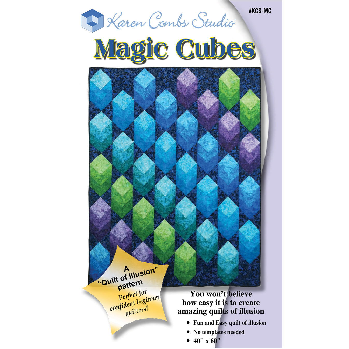 Magic Cubes Quilt KCS-MCe - Downloadable Pattern – QuiltWoman.com