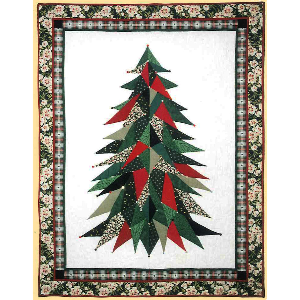 Sage Country Christmas Tree Quilt Pattern LSC-0101 (adv beginner ...