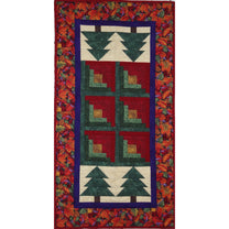 Log Cabin in the Pines Table Runner MF-201e - Downloadable Pattern ...