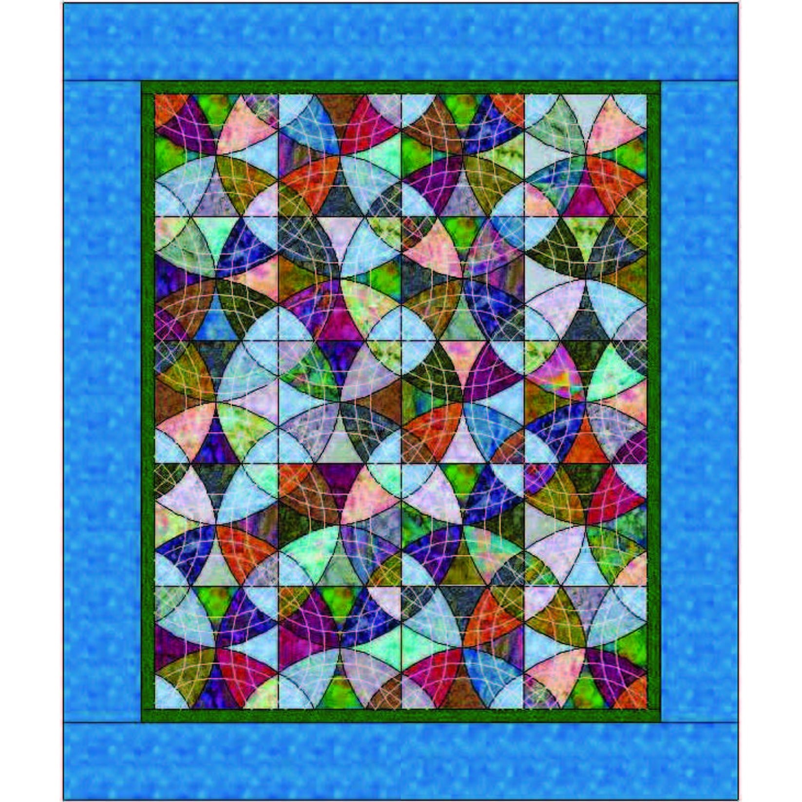 Winding Ways Quilt Pattern MGD-102 (advanced beginner, throw, lap ...