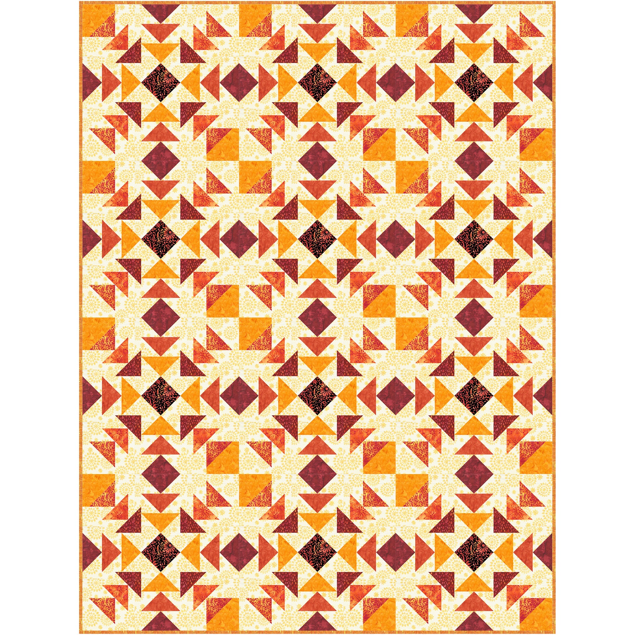 Solar Flare Quilt NH-2330e - Downloadable Pattern – QuiltWoman.com