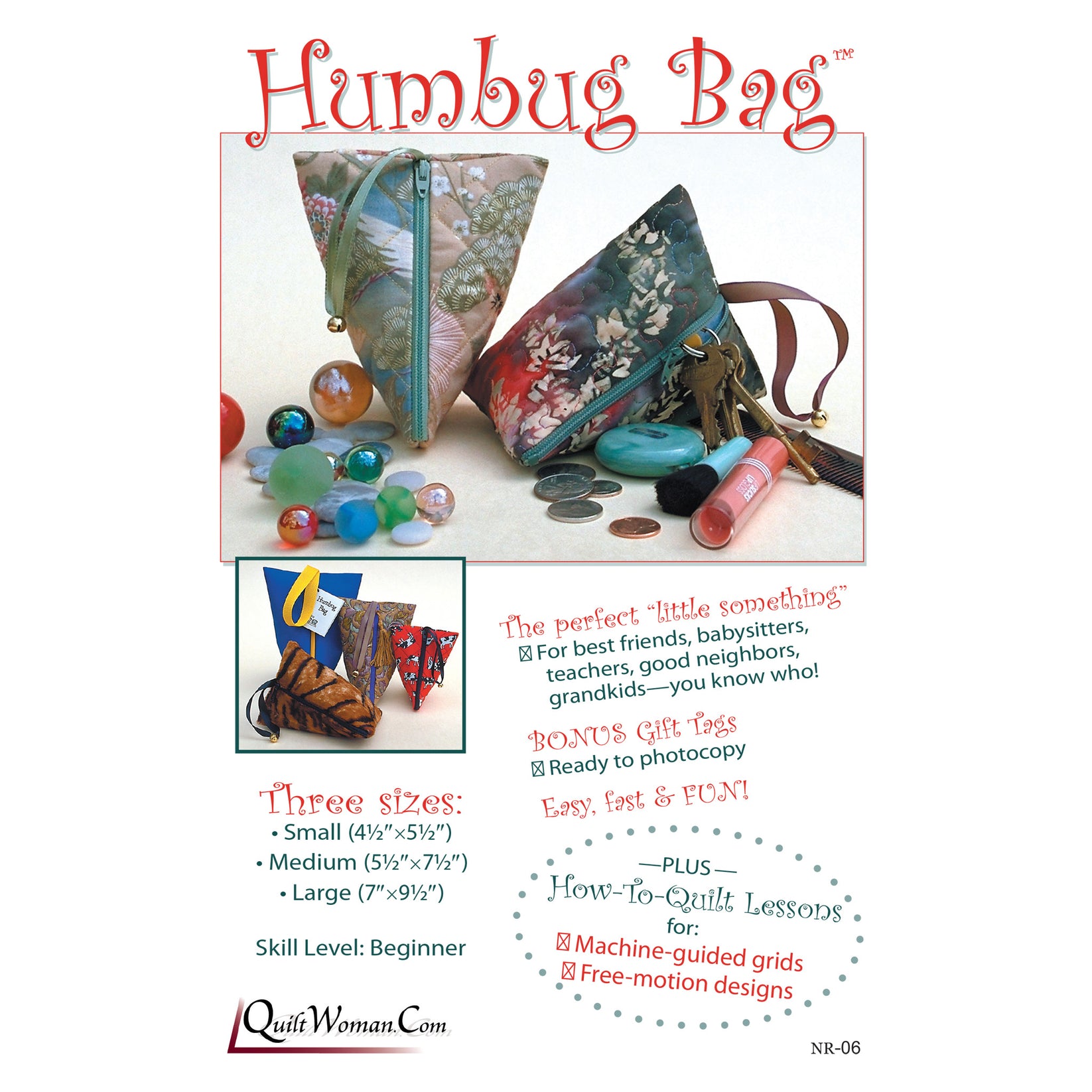 Humbug Bag NR-06e - Downloadable Pattern – QuiltWoman.com