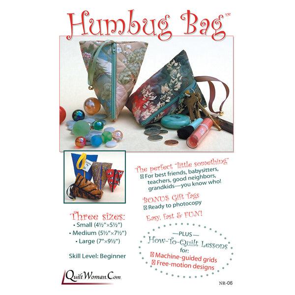 Humbug Bag NR-06e - Downloadable Pattern – QuiltWoman.com