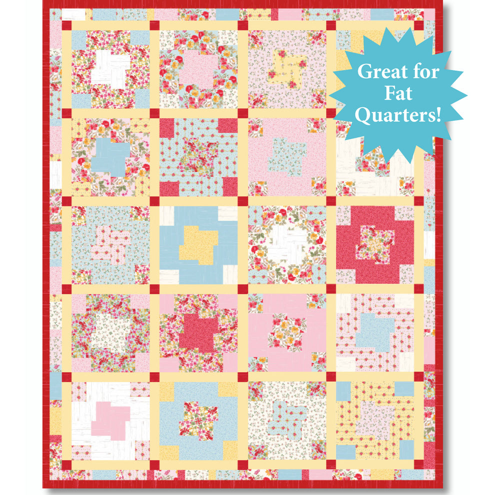 Spinning 4-Patch Quilt NZP-Q005e - Downloadable Pattern – QuiltWoman.com